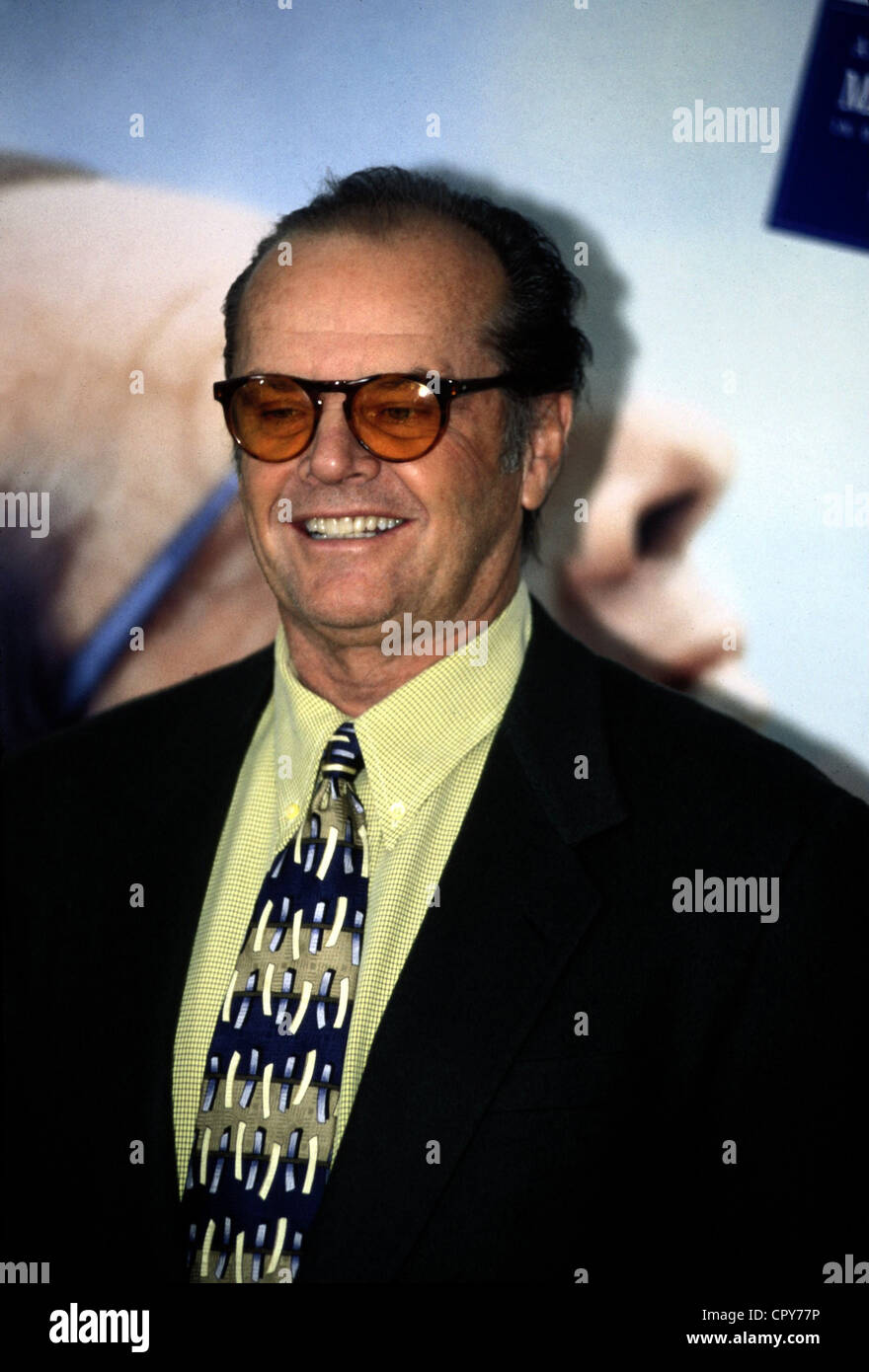 Nicholson, Jack * 22.4.1937, US actor, portrait, 1998 Stock Photo - Alamy
