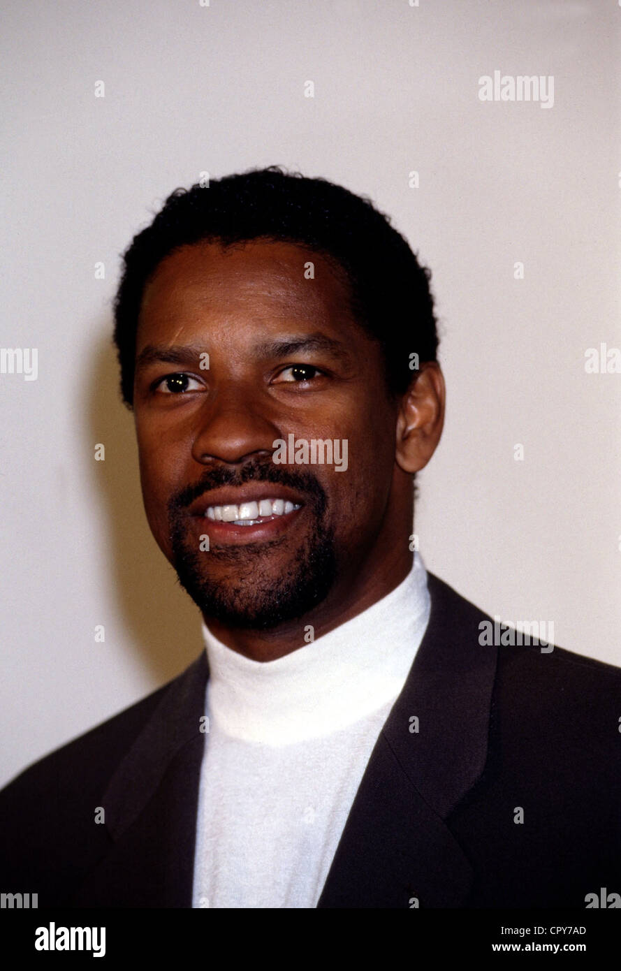 Washington, Denzel, * 28.12.1954, US actor, portrait, 1998 Stock Photo ...