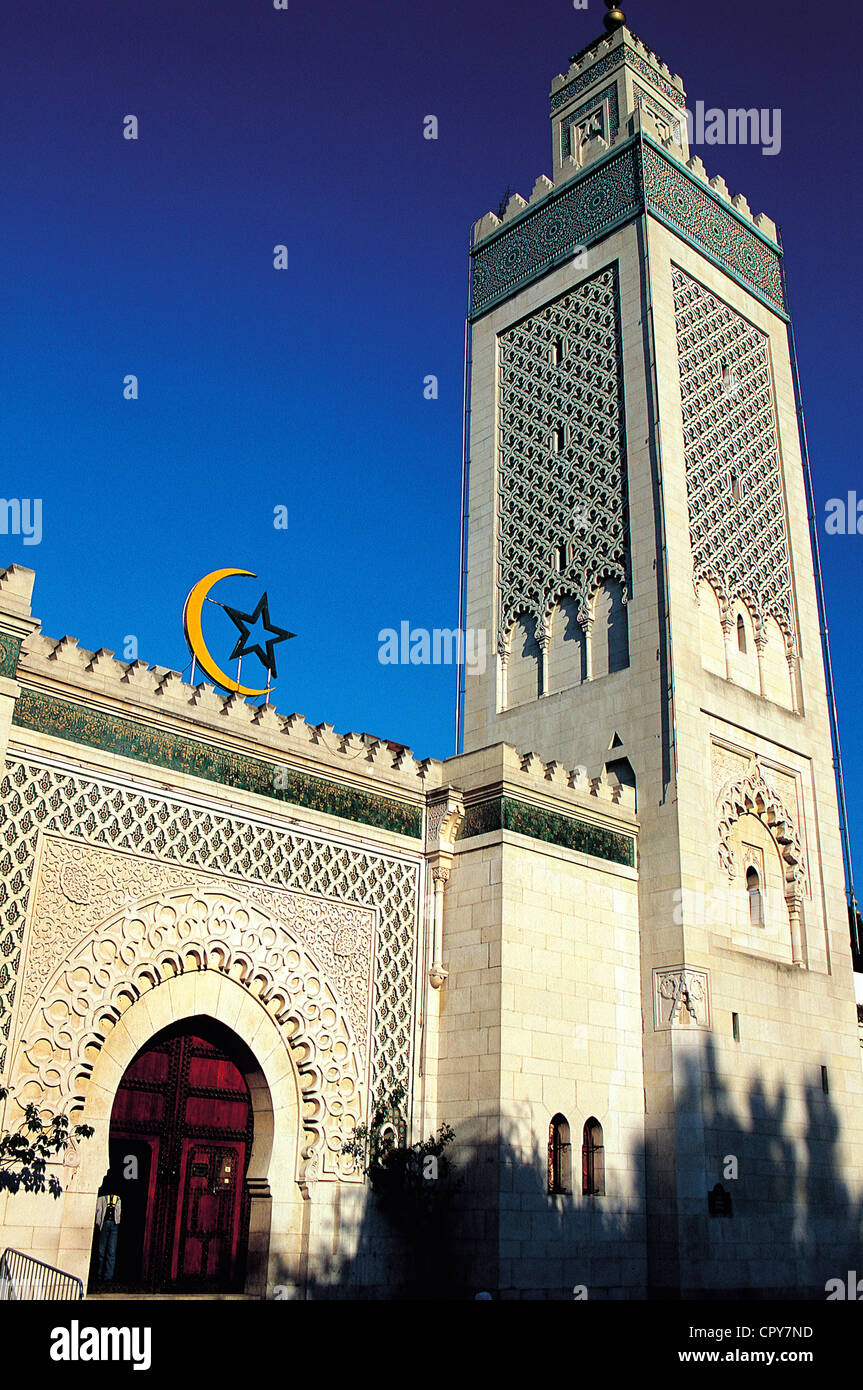 France, Paris (75), Great Mosque of Paris Stock Photo - Alamy