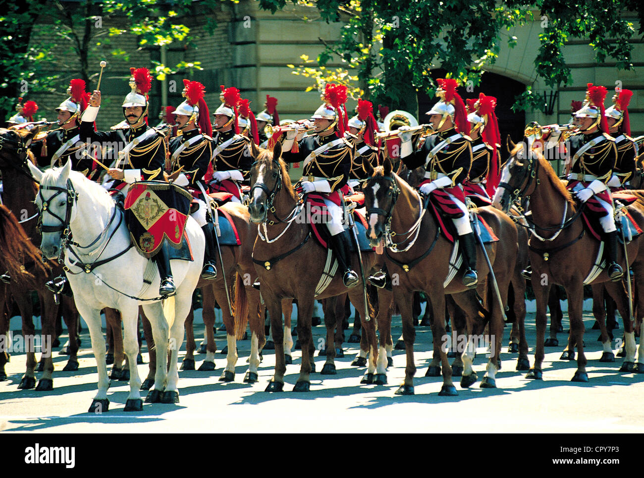 France, Paris (75), the Republican Guard on July 14 Stock Photo - Alamy