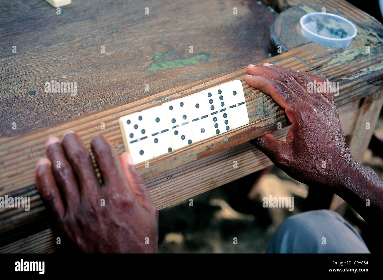 Dominican republic dominoes hi-res stock photography and images - Alamy