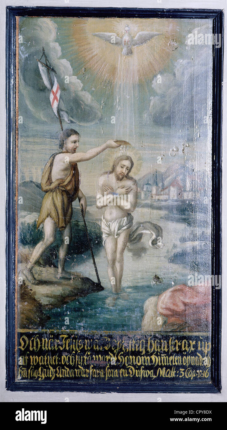 Jesus Christ, circa 4 BC - circa 33 BC, full length, "Baptism", John ...