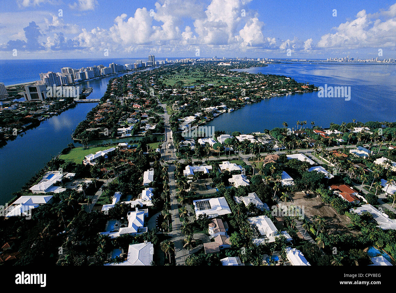 United States, Florida, Miami Beach (aerial view Stock Photo - Alamy