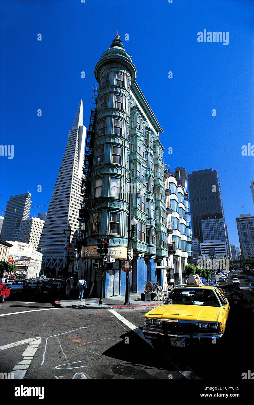 United States, California, San Francisco, building facade Stock Photo ...