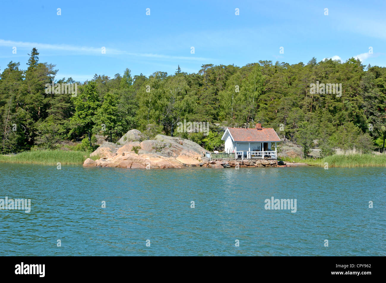 Finland, Western Finland Province, Turku Archipelago, day tour cruise ...