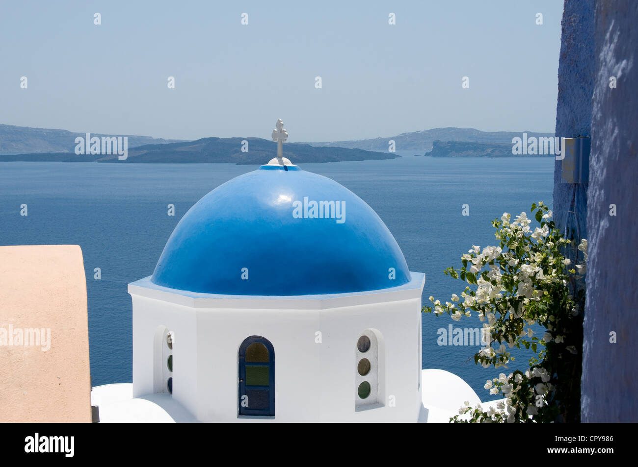 Church in Oia, Santorini, Greece Stock Photo - Alamy