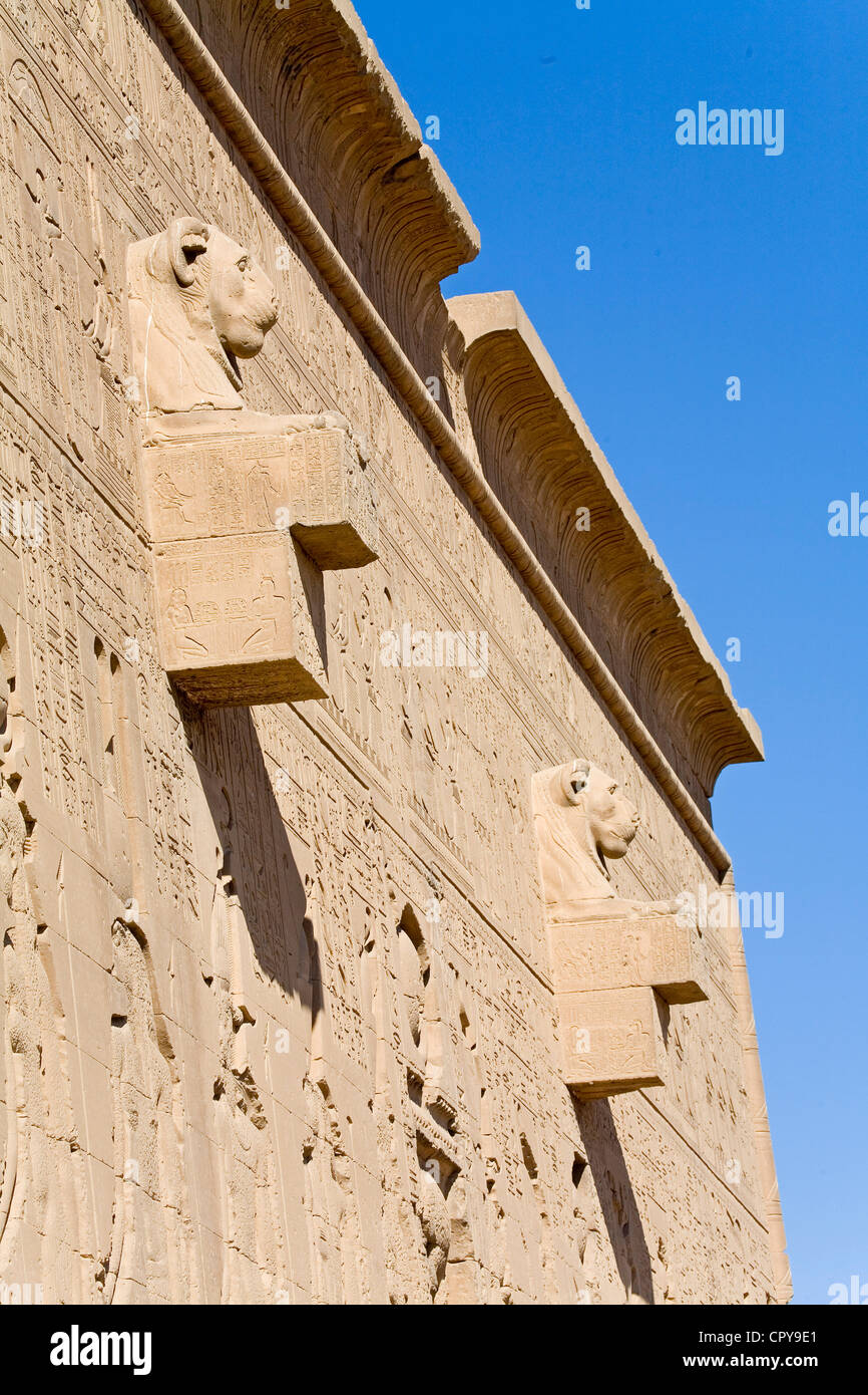 Egypt Upper Egypt Denderah Temple dedied to Goddess Hathor built under ...