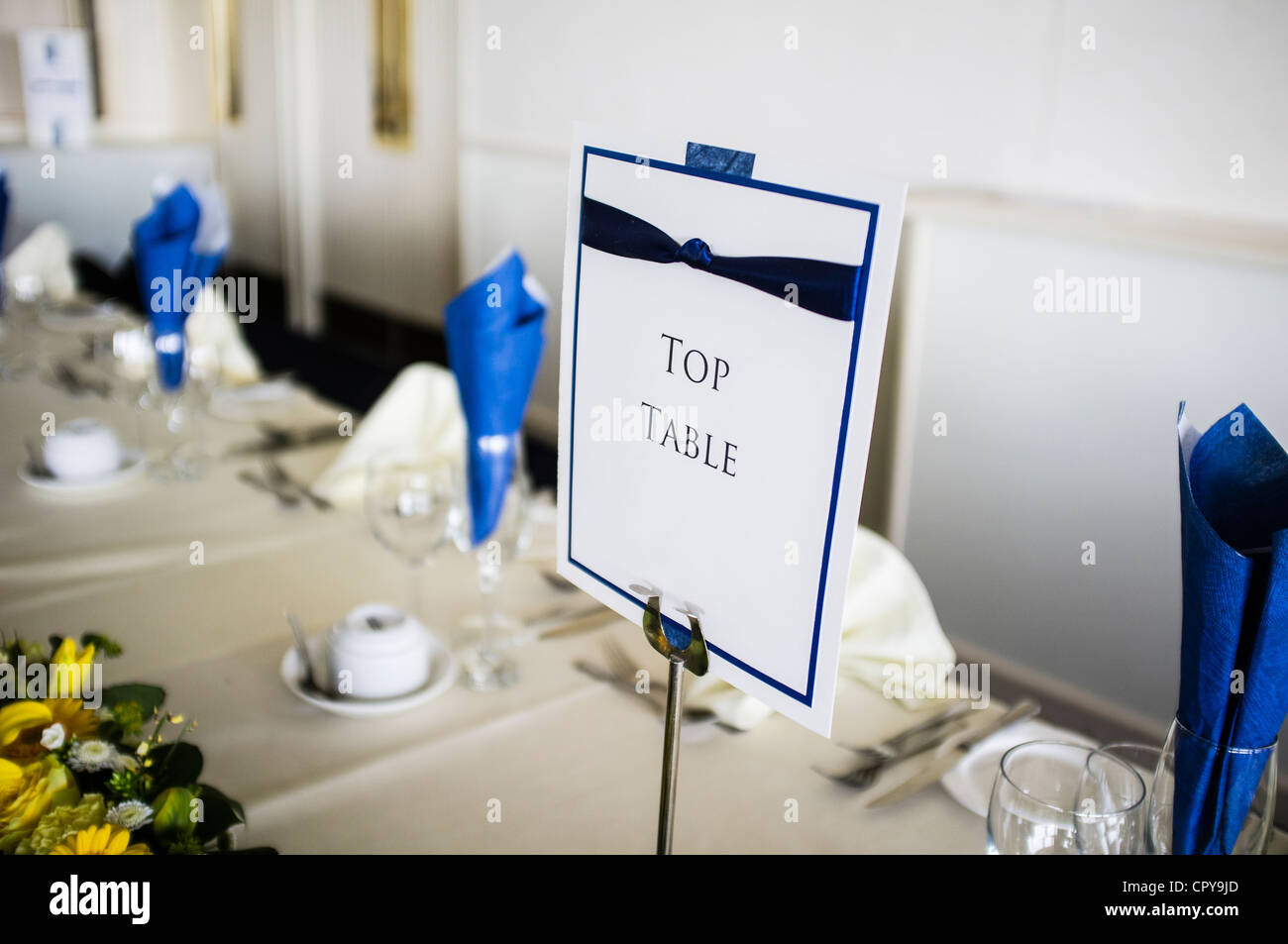 Sign To Reception High Resolution Stock Photography and Images - Alamy
