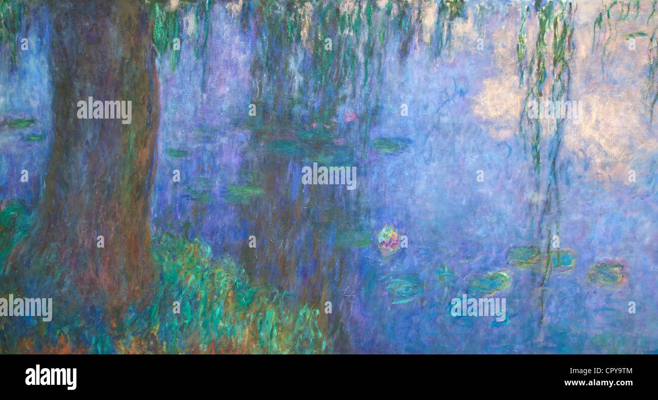 Claude Monet Water Lilies Morning Willows