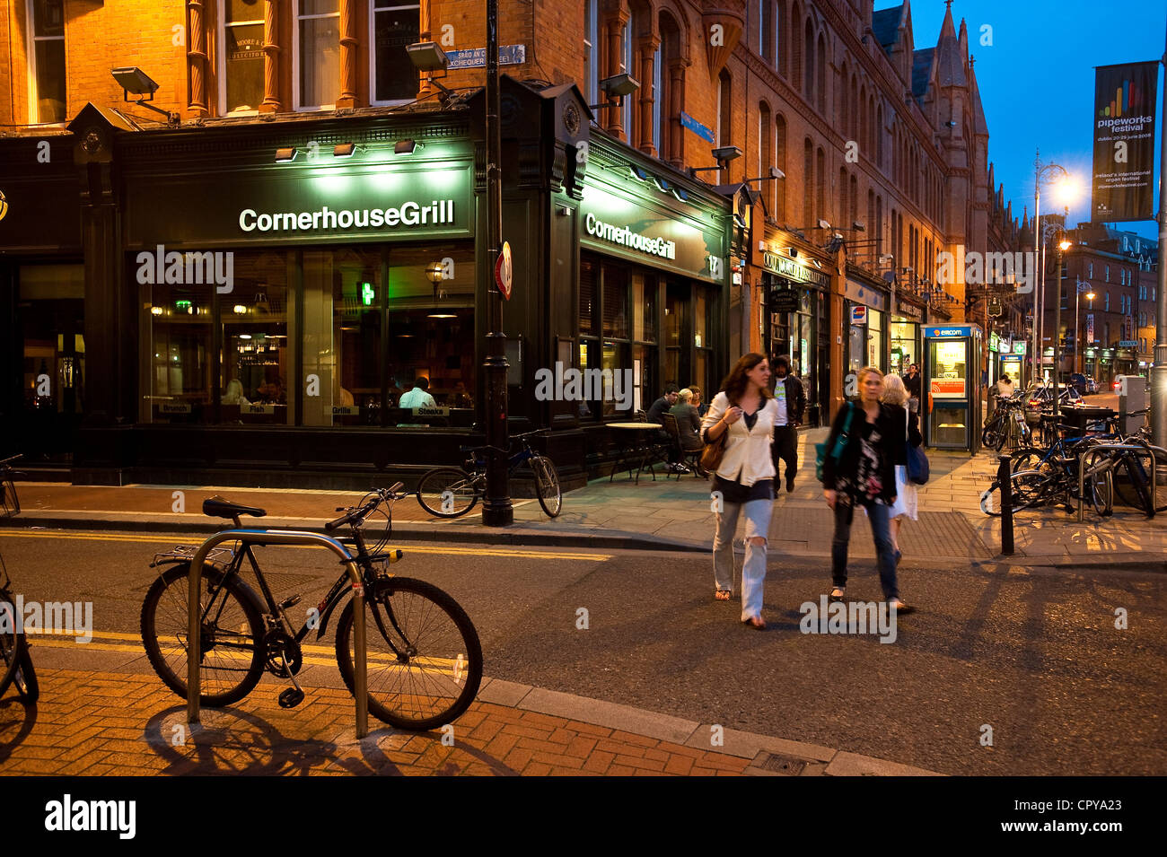 Republic of Ireland, Dublin, street scene Stock Photo - Alamy