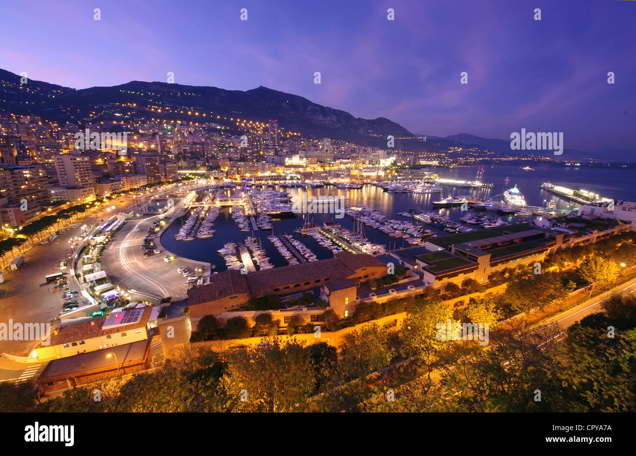Monte carlo at dusk hi-res stock photography and images - Alamy