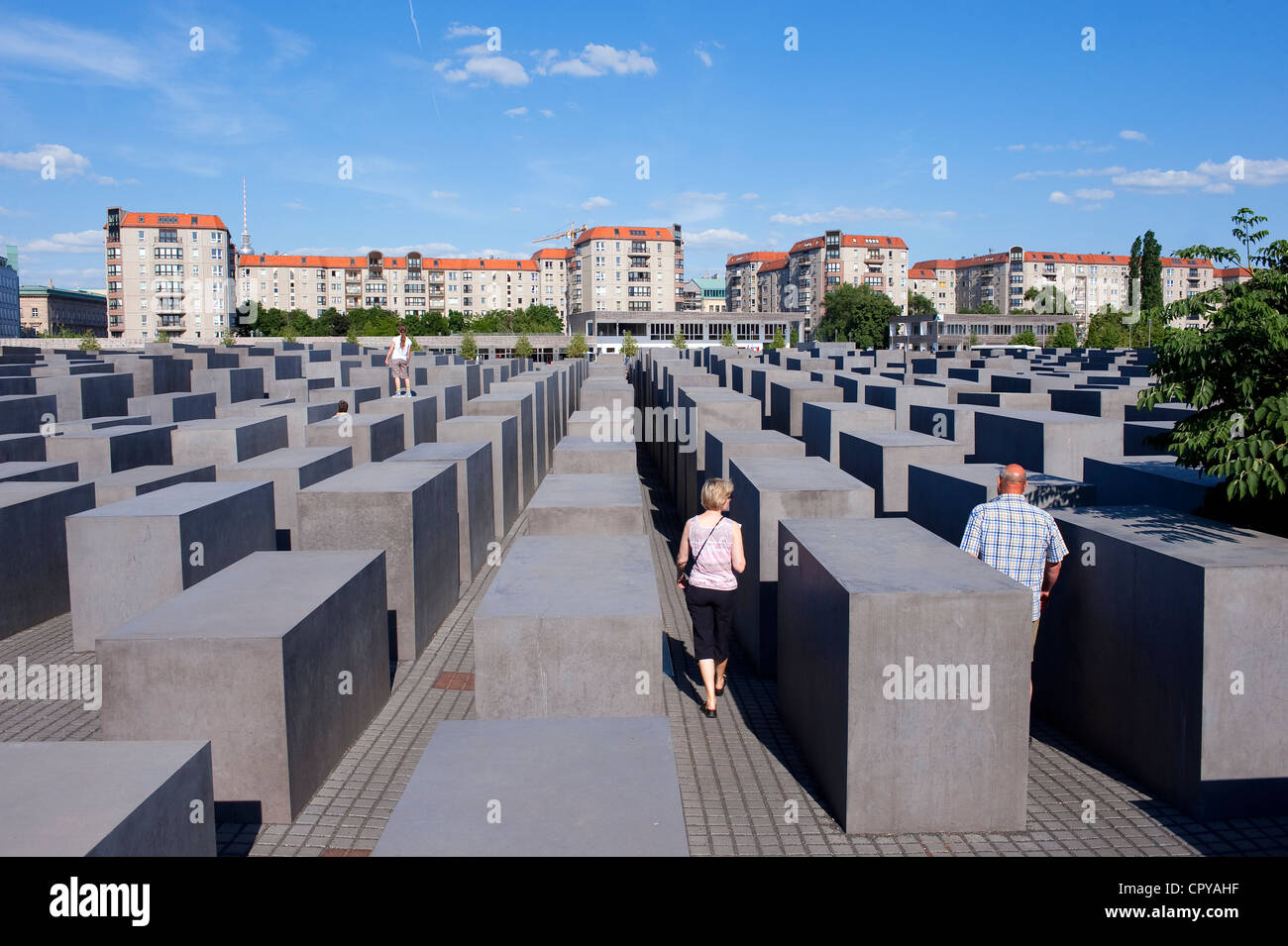 Germany, Berlin, Mitte District, Mahnmal-Holocaust, Memorial for ...