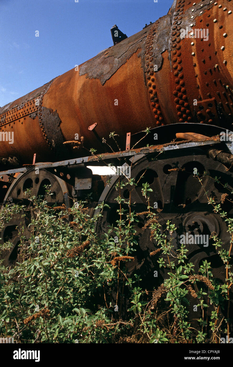 Barry steam train graveyard hi-res stock photography and images - Alamy