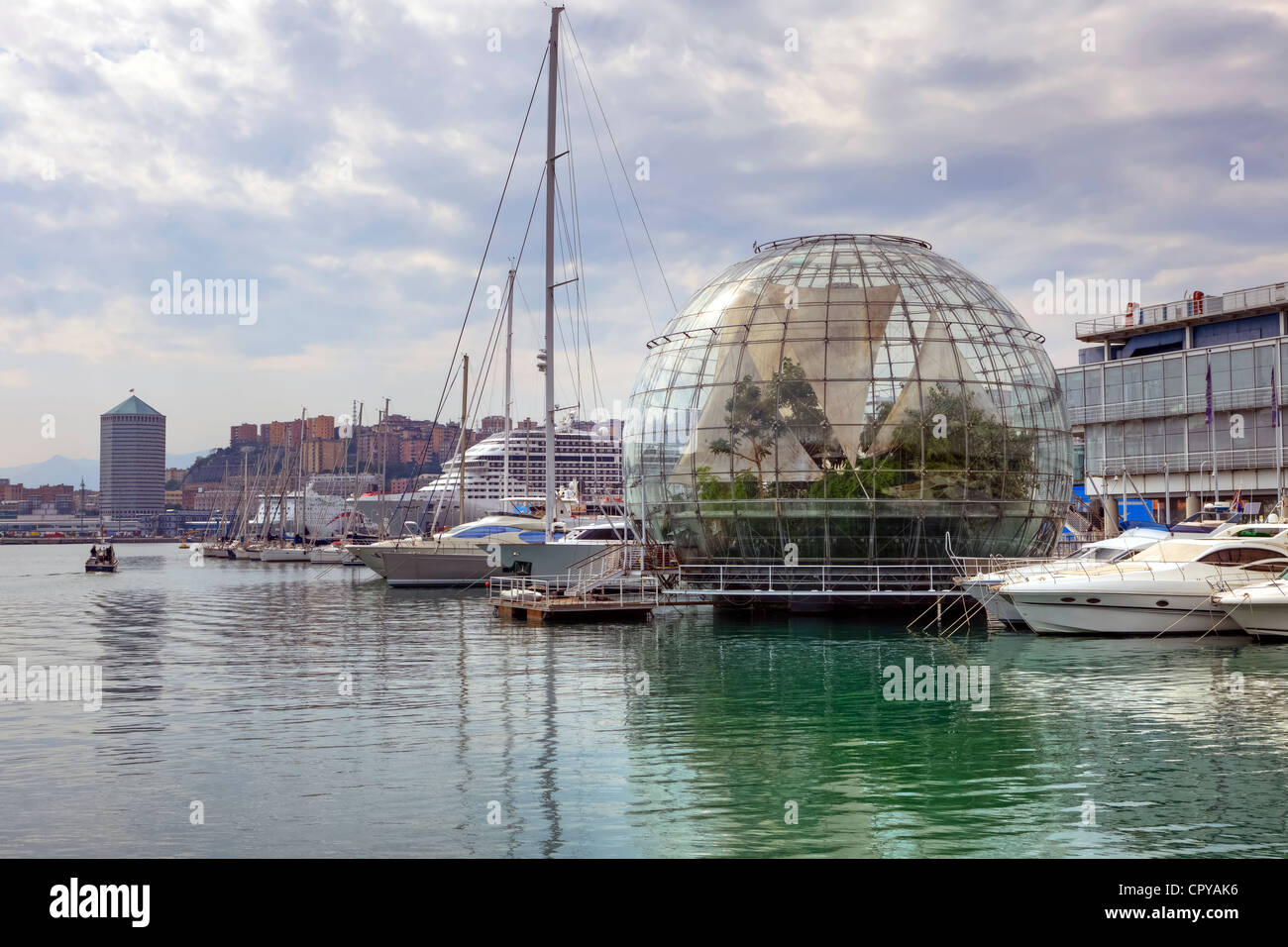 Biosphere, Porto Antico, Genoa, Liguria, Italy Stock Photo - Alamy