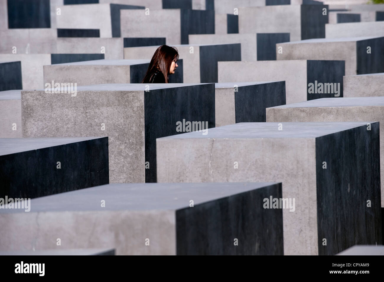 Germany, Berlin, Mitte District, Mahnmal-Holocaust, Memorial for ...