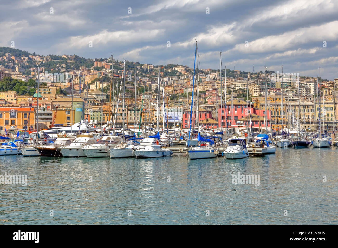 Port of Genoa, Liguria, Italy Stock Photo - Alamy