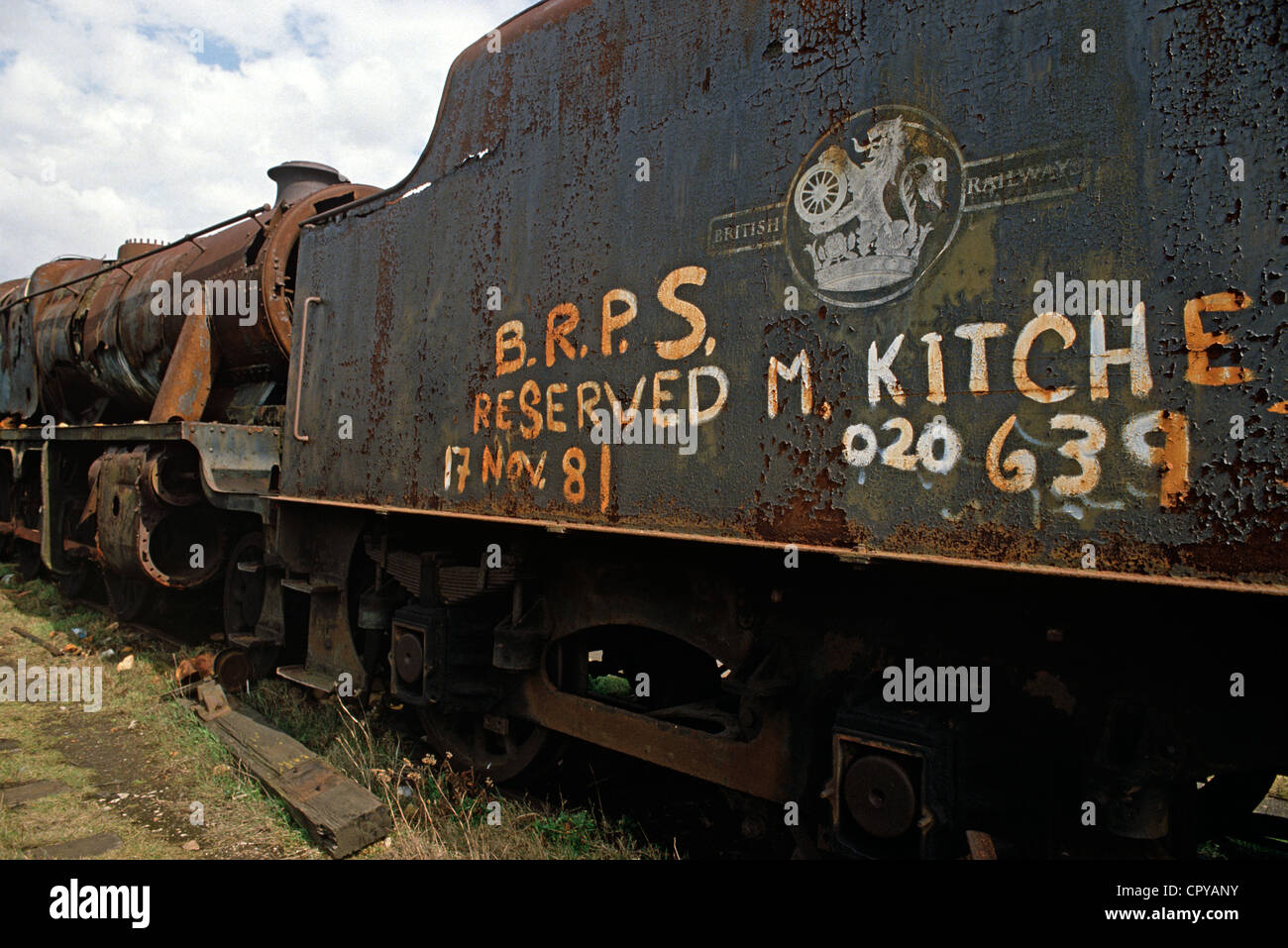 Barry steam train graveyard hi-res stock photography and images - Alamy