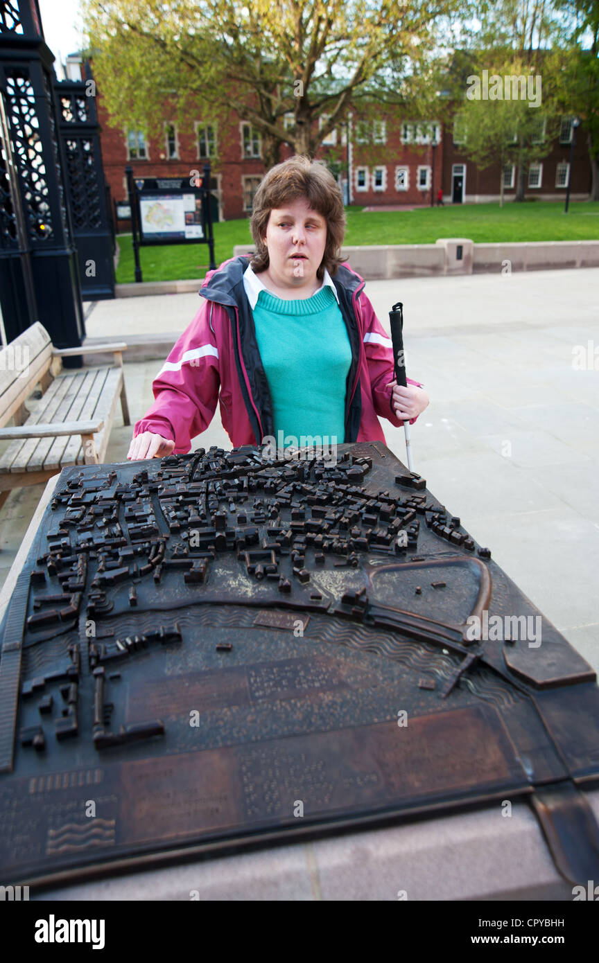 Tactile map for blind hi-res stock photography and images - Alamy