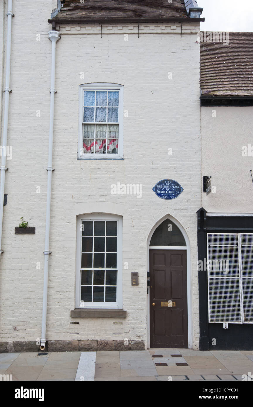 The site of the birthplace of David Garrick Stock Photo - Alamy