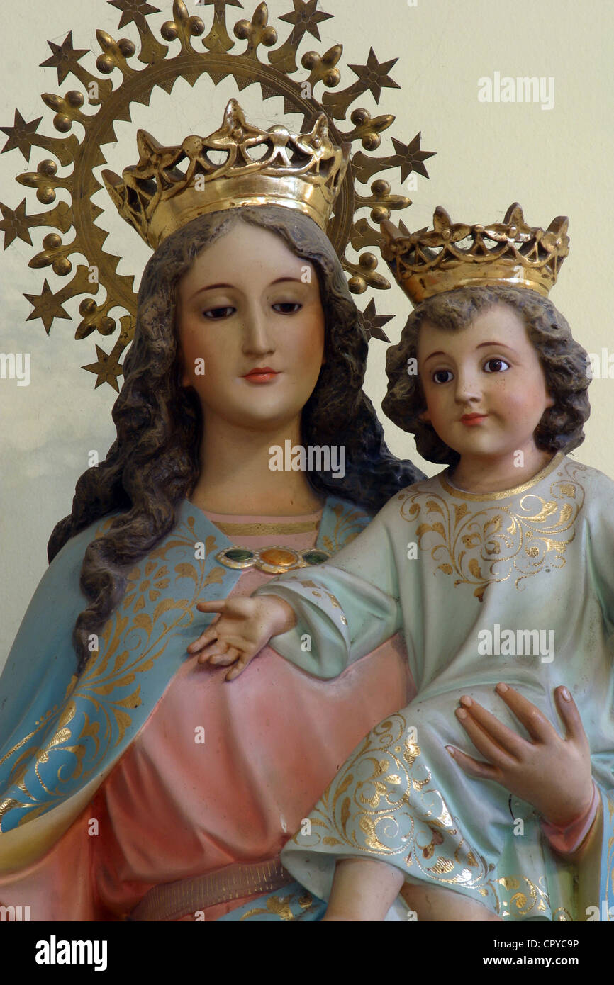 Madonna and Child Jesus Stock Photo - Alamy