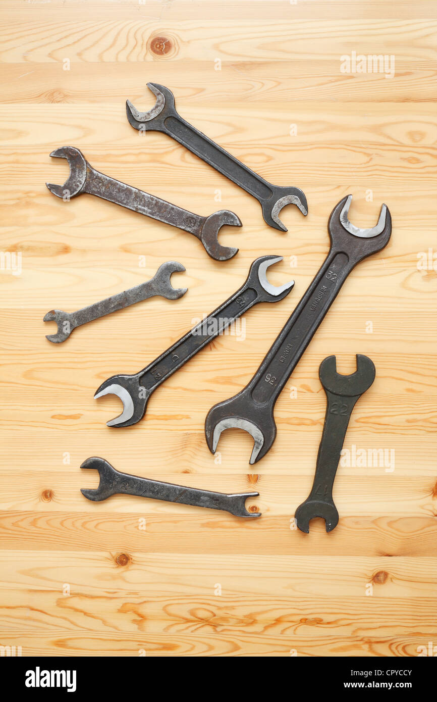 Spanners of all sizes hi-res stock photography and images - Alamy