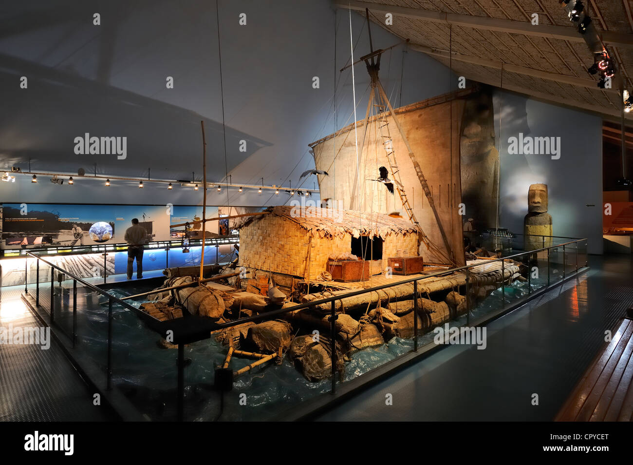 Norway Oslo Bygdoy Peninsula Kon-Tiki Museum Thor Heyerdahl's Kon-Tiki ...