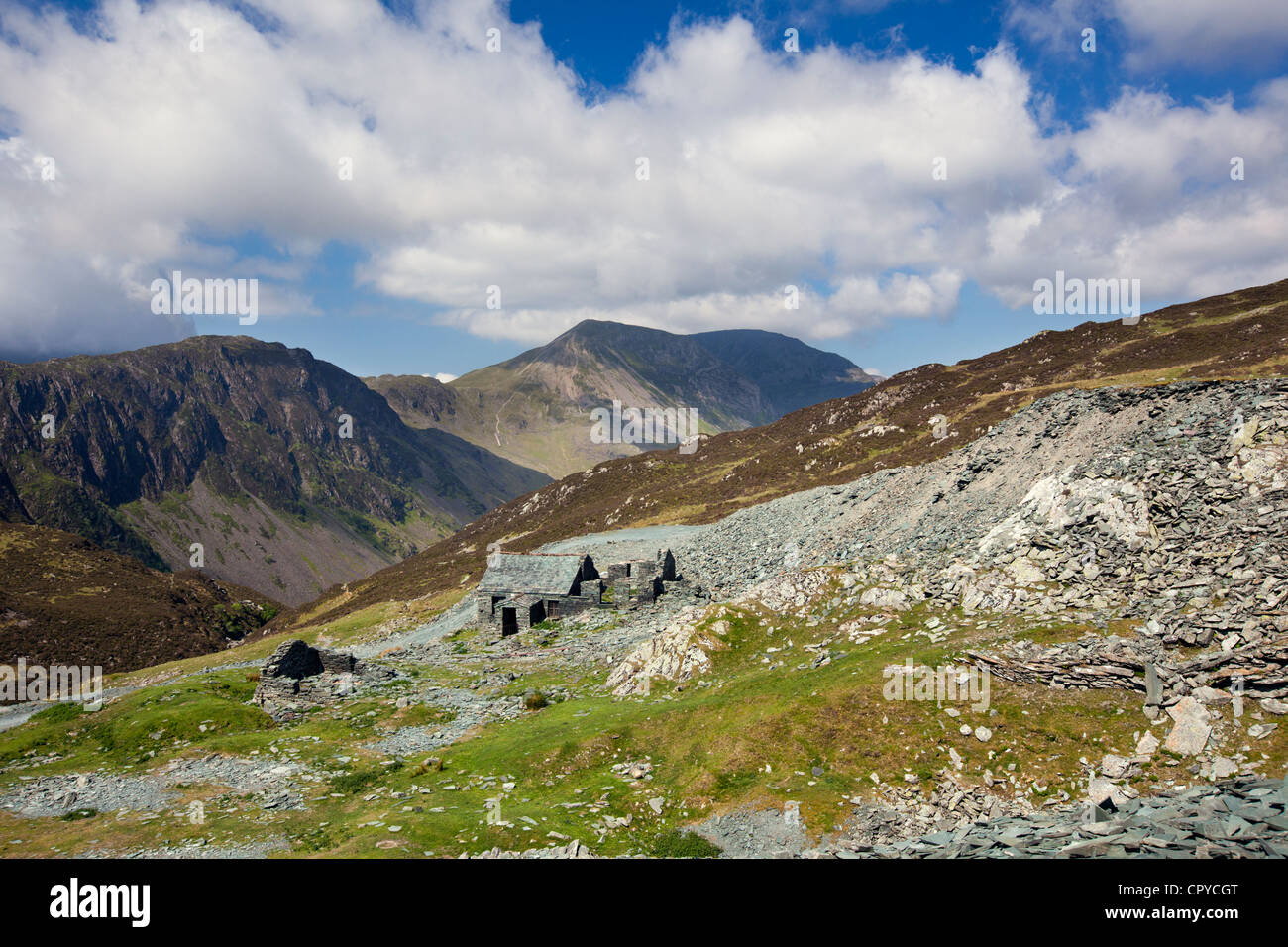 Mountain Rescue Hut Dubbs Quarry Near Buttermere Under Haystacks ...