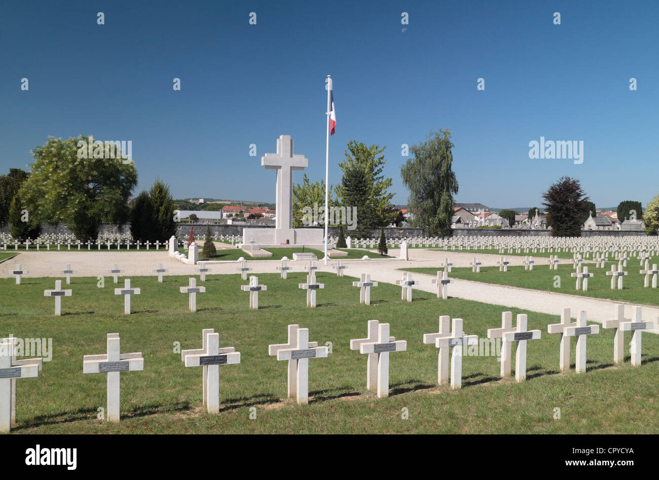 The Verdun-Sur-Meuse (Faubourg Pave) French National Cemetery, Verdun ...