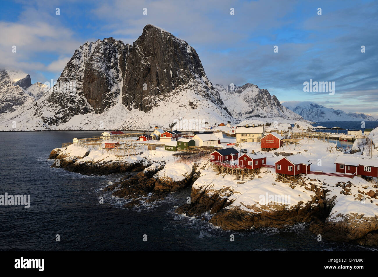 Norway, Nordland County, Lofoten Islands, Moskenes Island, Hamnoy ...