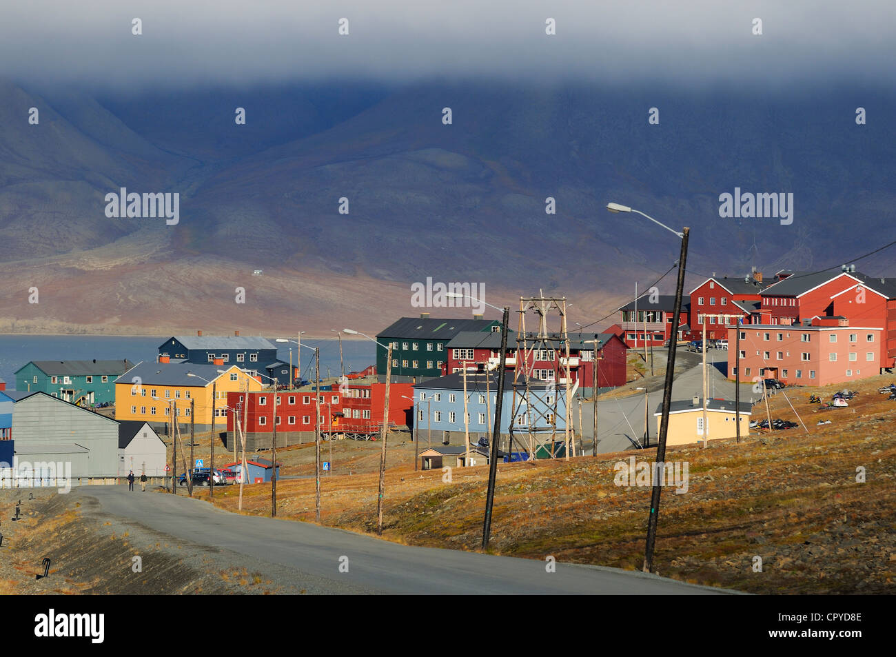 Norway, Svalbard (Spitzbergen), Longyearbyen is considered as the most ...