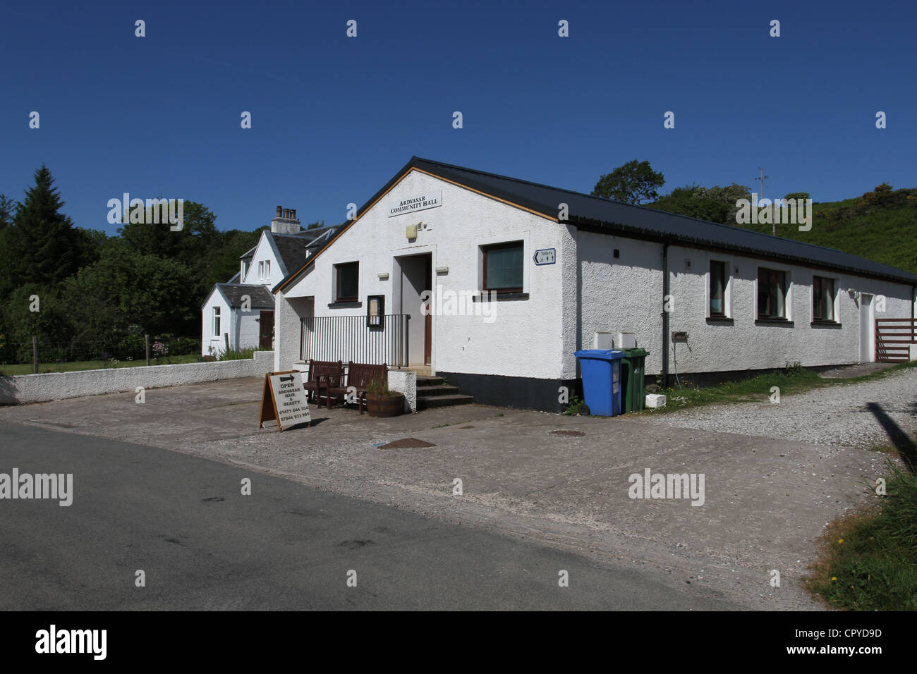 Ardvasar village hall hi-res stock photography and images - Alamy