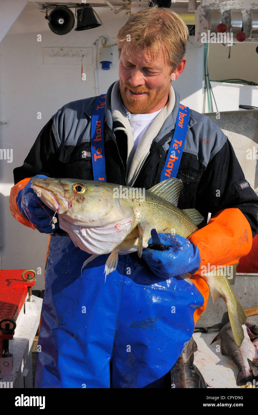 Lofoten islands fishing person hi-res stock photography and images - Alamy