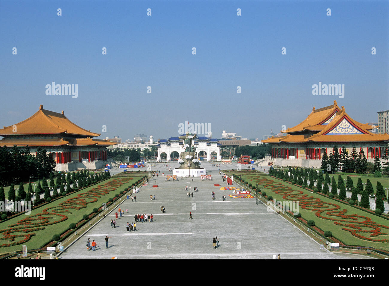 Taiwan, Taipei, Chiang Kai Shek Memorial, inaugurated in 1980, also ...