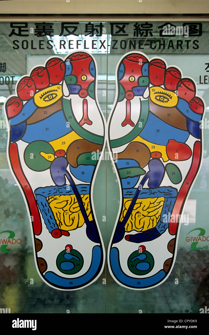 Reflexology sign High Resolution Stock Photography and Images - Alamy