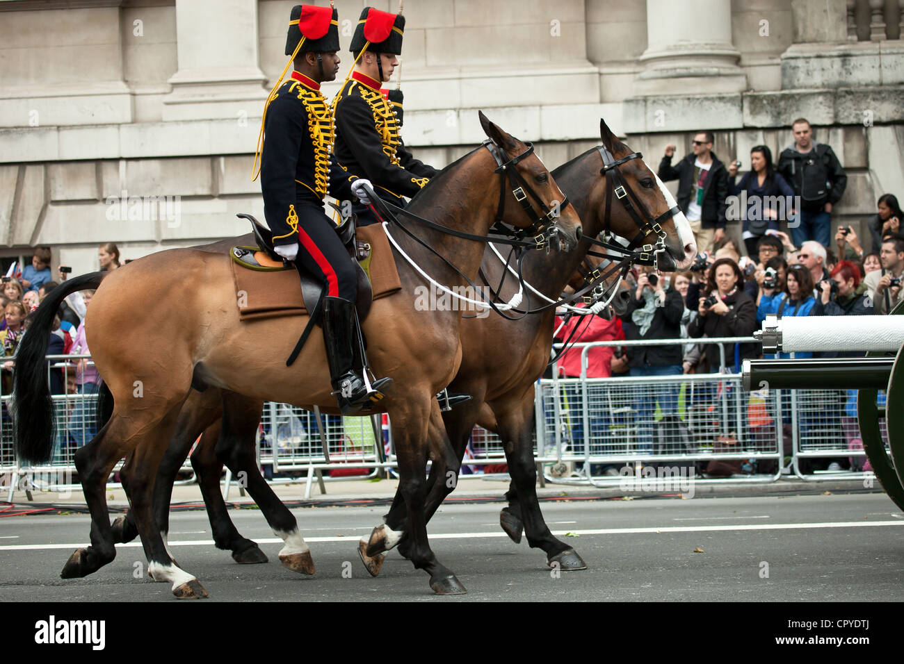 Troopers of the King's Troop Royal Horse Artillery Stock Photo - Alamy