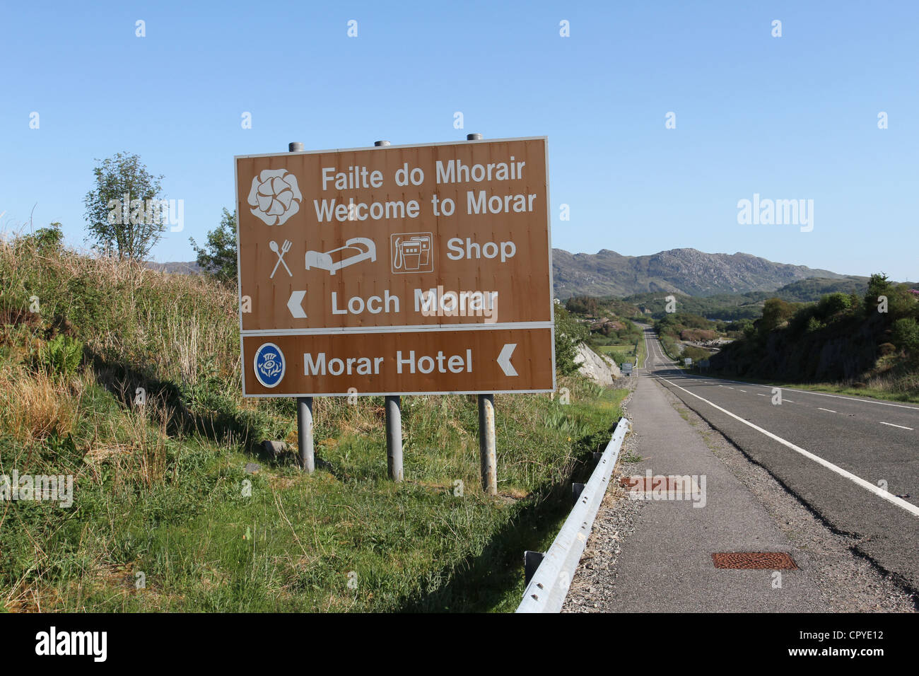 Morar road hi-res stock photography and images - Alamy