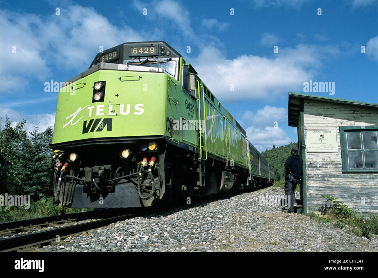 Canada train train hi-res stock photography and images - Alamy