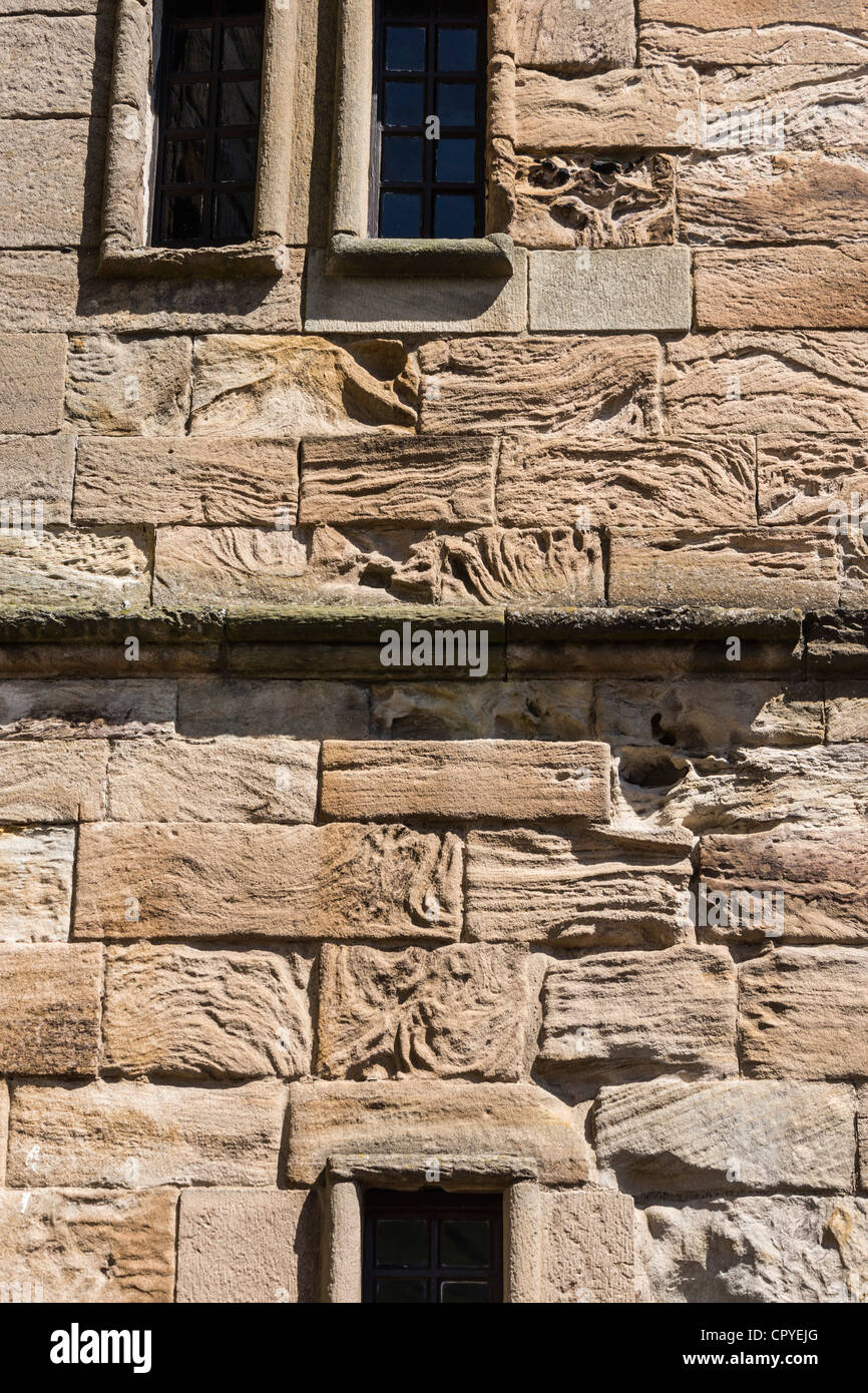 Castle Campbell, Dollar, Clackmannanshire, Scotland. Erosion of the ...