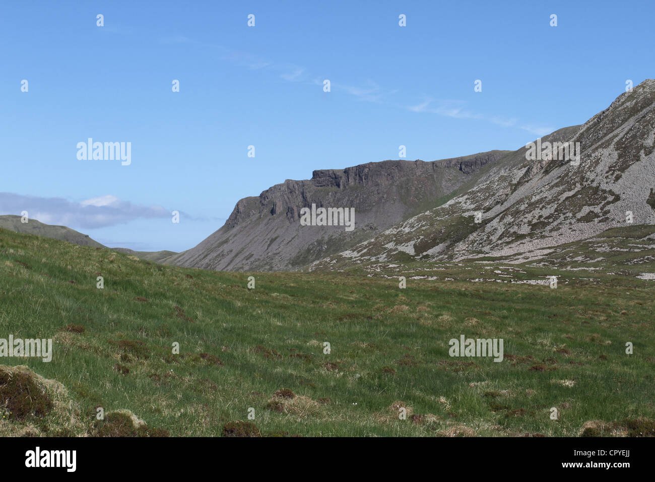 slopes of Orval Isle of Rum Scotland May 2012 Stock Photo - Alamy