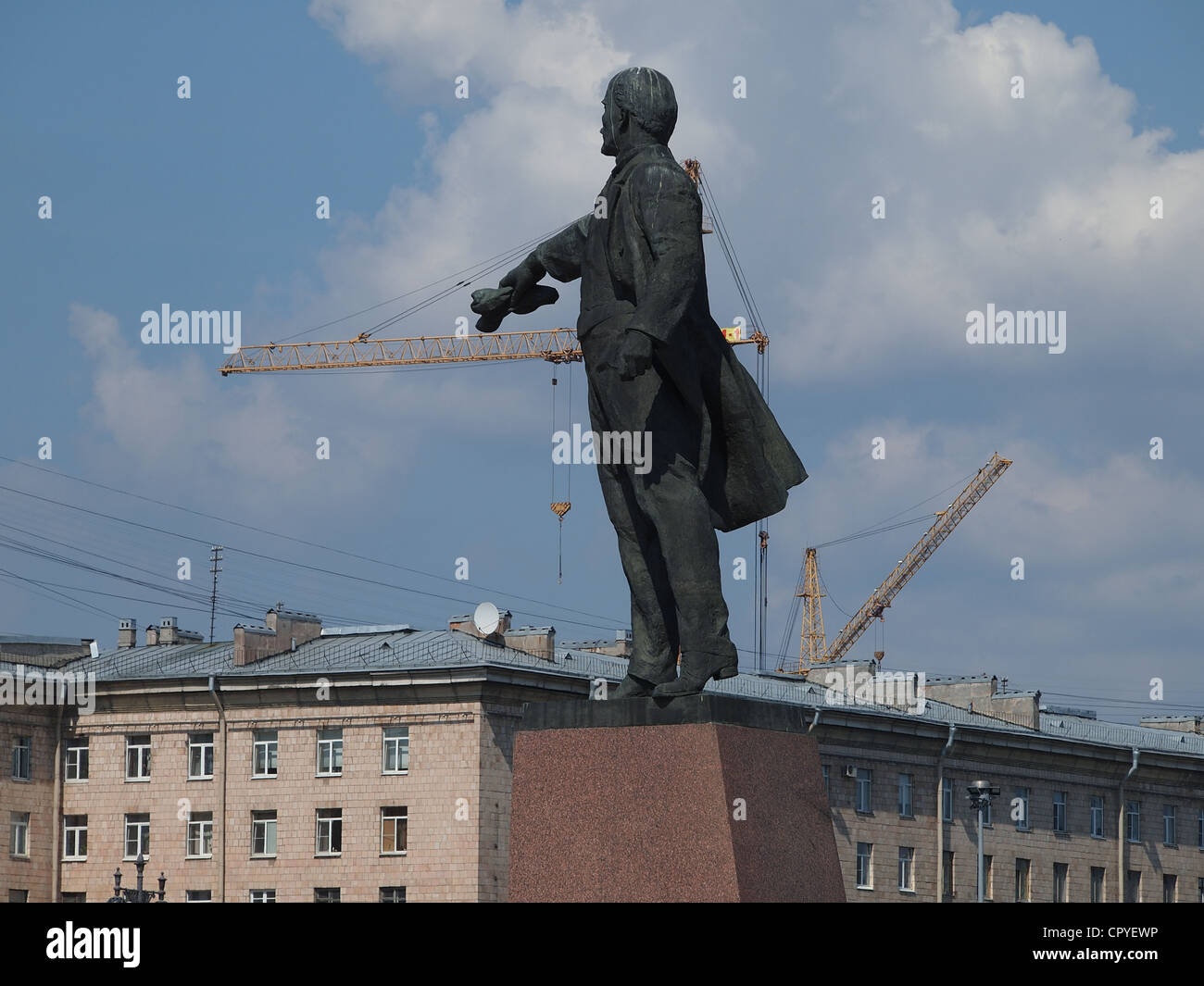 Monument Lenin In St Petersburg Russia High Resolution Stock ...