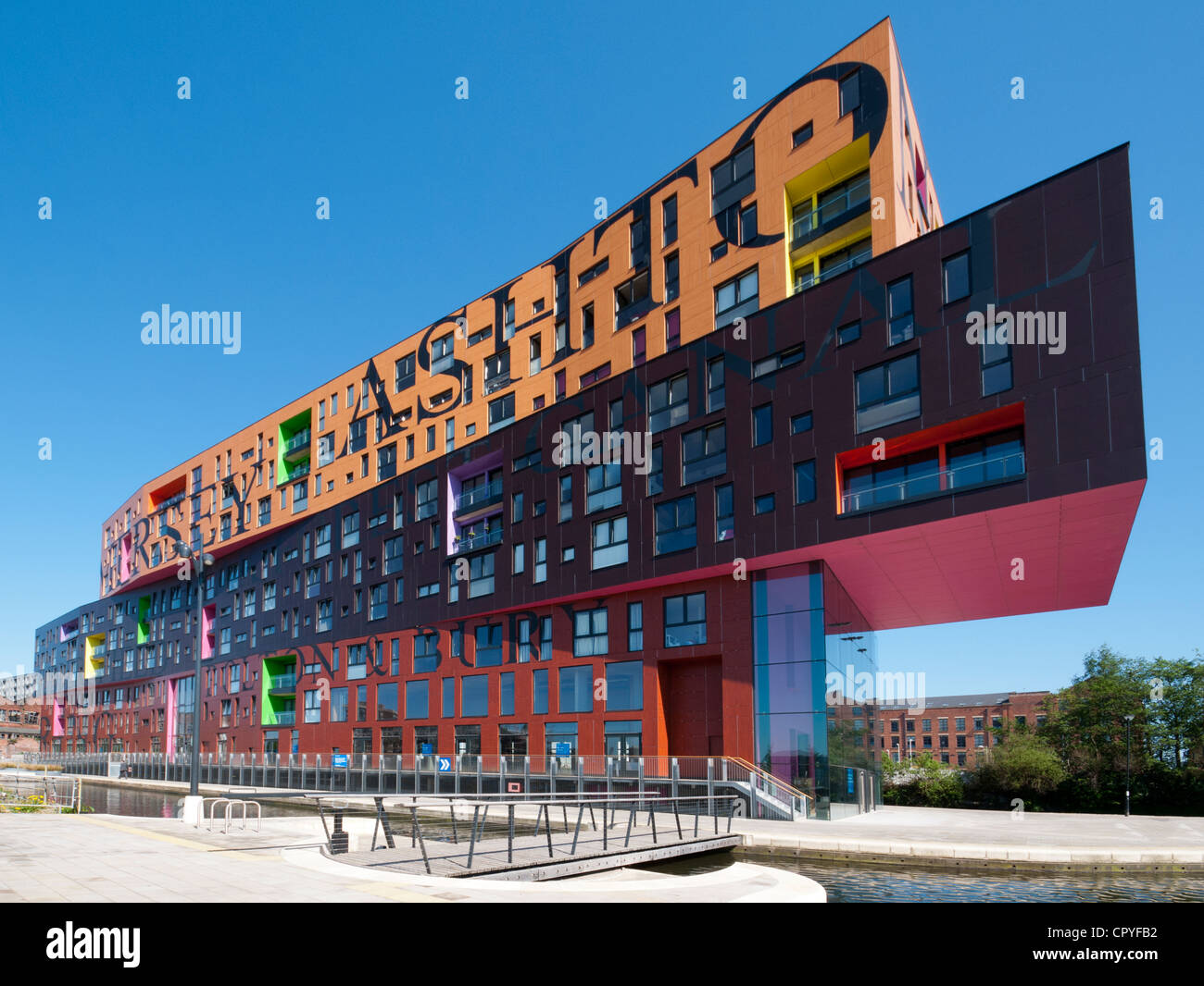 The Chips building, by Will Alsop, beside the New Islington arm of the ...