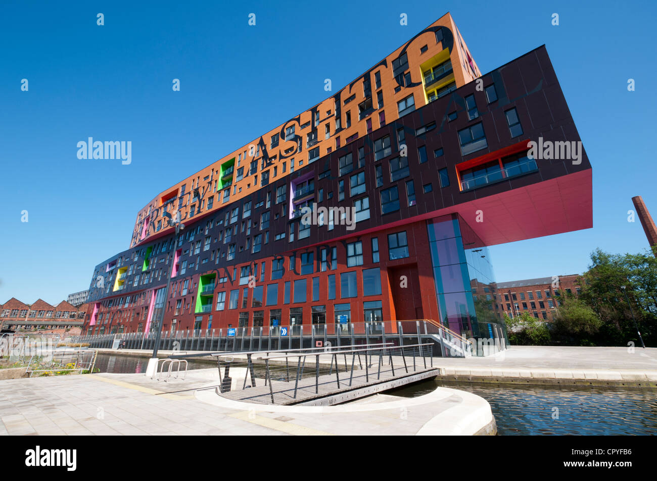 The Chips building, by Will Alsop, beside the New Islington arm of the ...