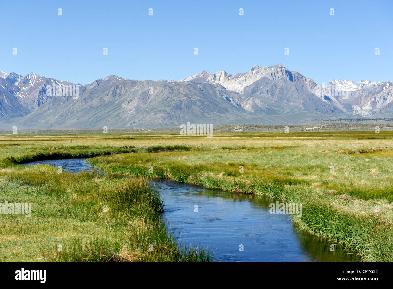 Owens River at Benton Crossing, California, USA Stock Photo - Alamy