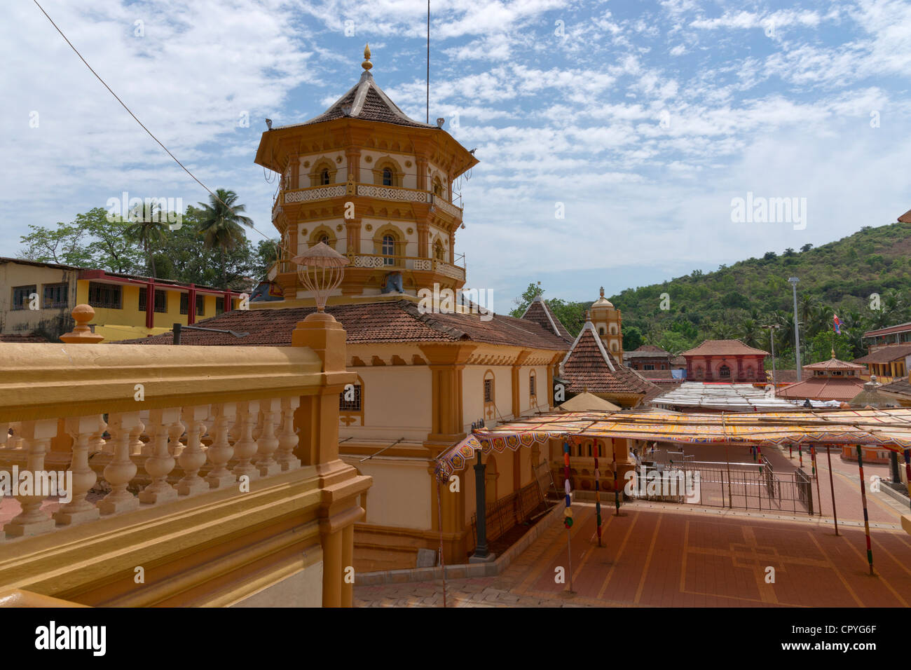 Kamakshi temple shiroda goa hi-res stock photography and images - Alamy