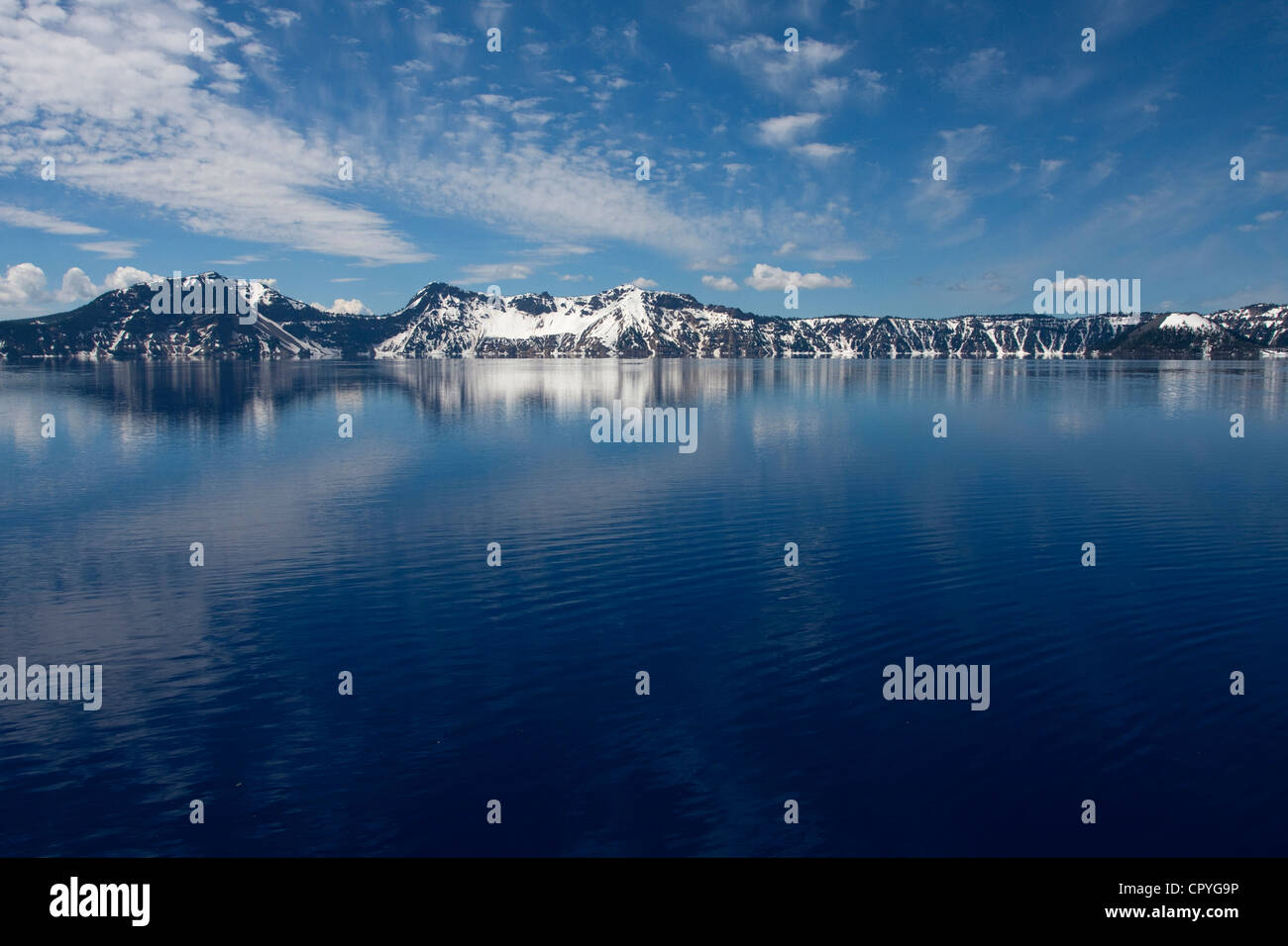 A scenic view of Crater Lake, Oregon, USA (7th deepest lake in the ...