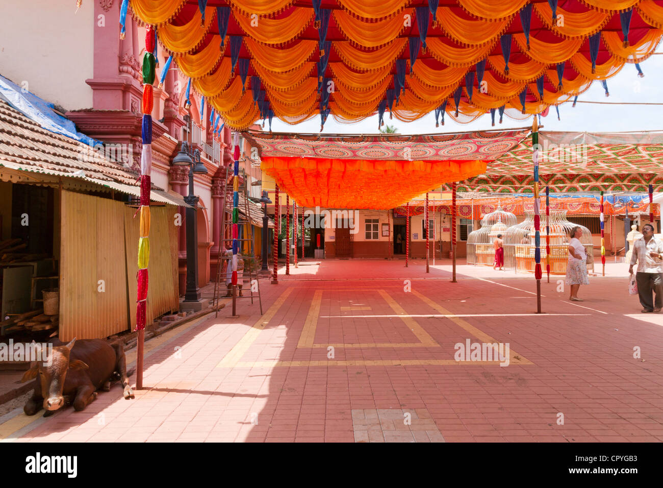 Kamakshi temple shiroda goa hi-res stock photography and images - Alamy