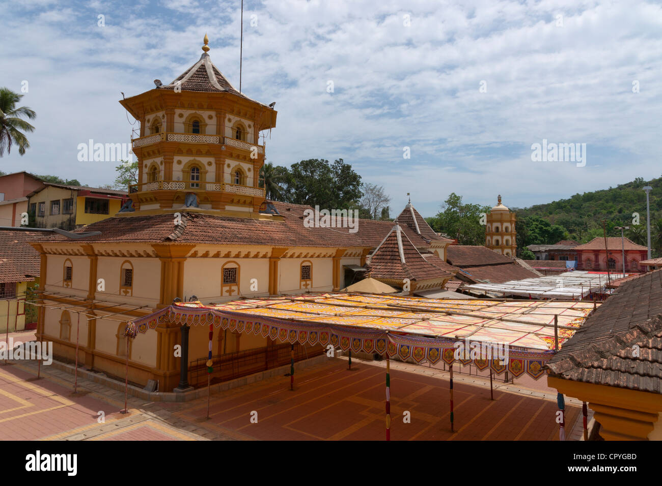 Kamakshi temple shiroda goa hi-res stock photography and images - Alamy