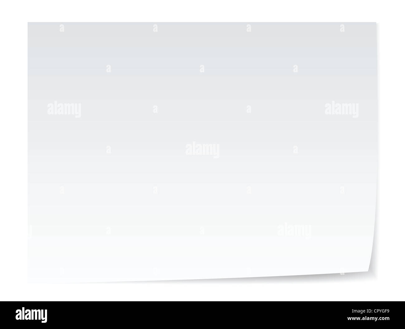 blank paper illustrations with realistic effects Stock Photo - Alamy