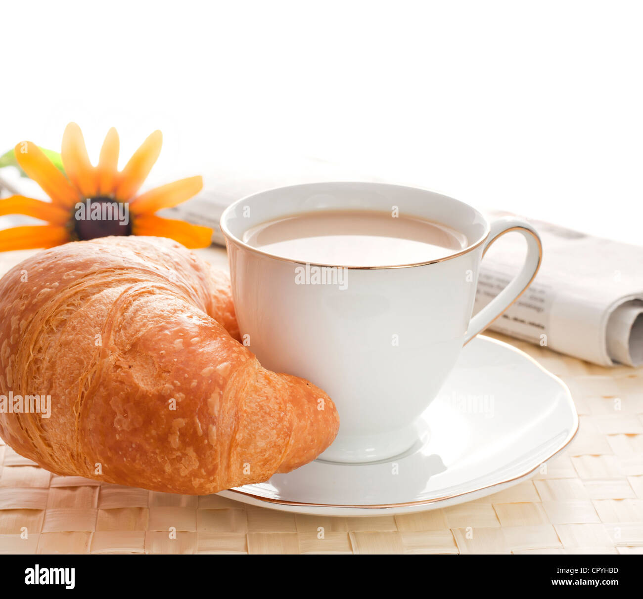 Coffee roll breakfast hi-res stock photography and images - Alamy