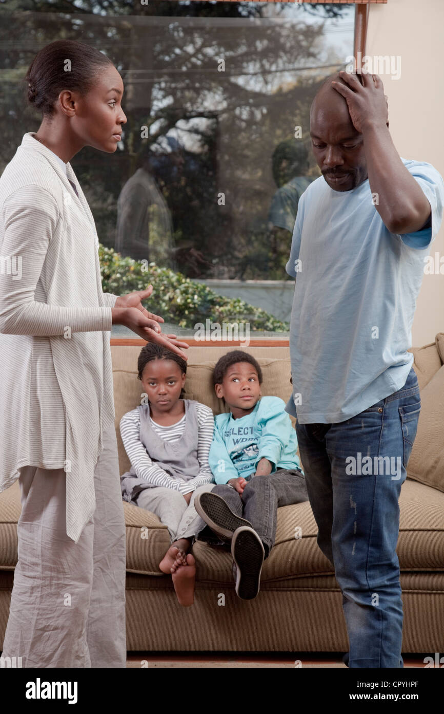 Parents children angry talk hi-res stock photography and images - Alamy